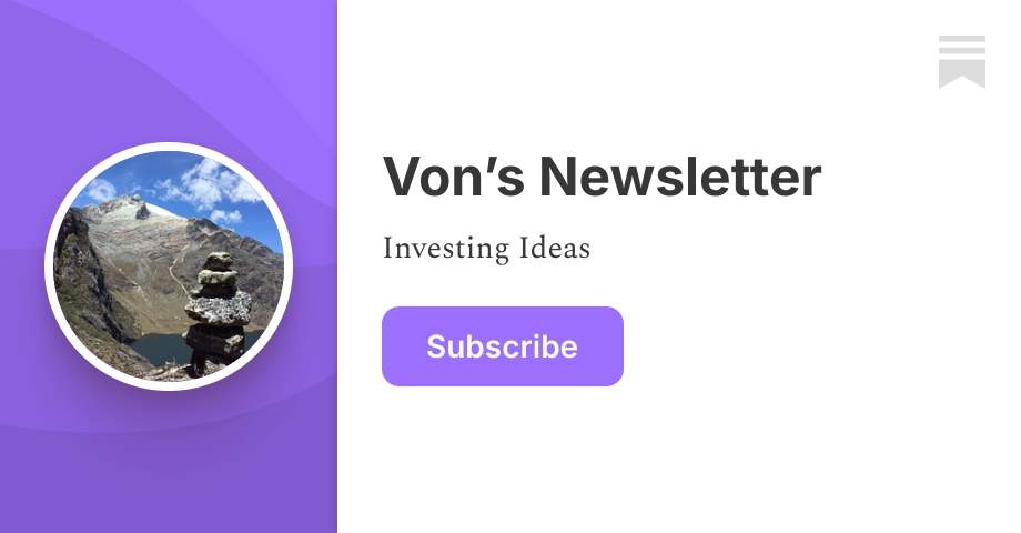Von’s Newsletter | Von Humboldt | Substack