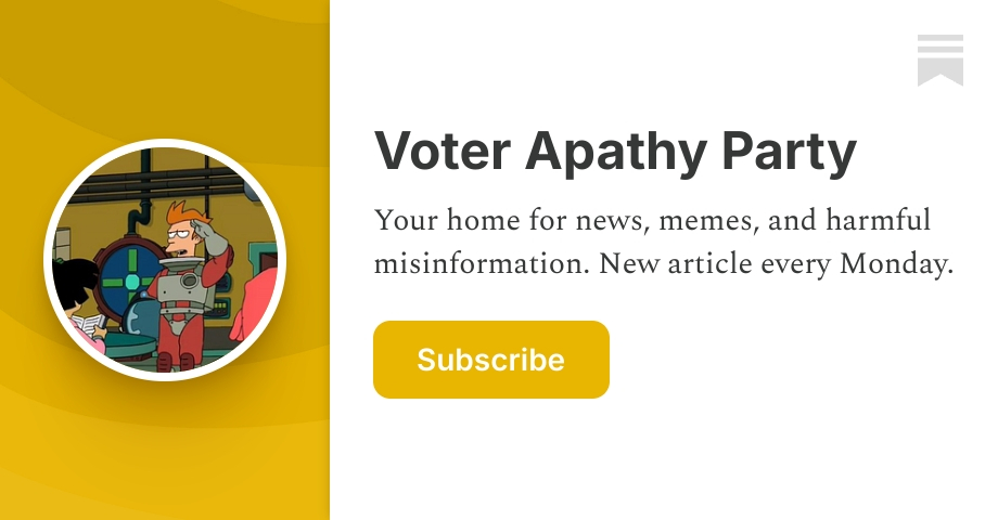 Archive - Voter Apathy Party
