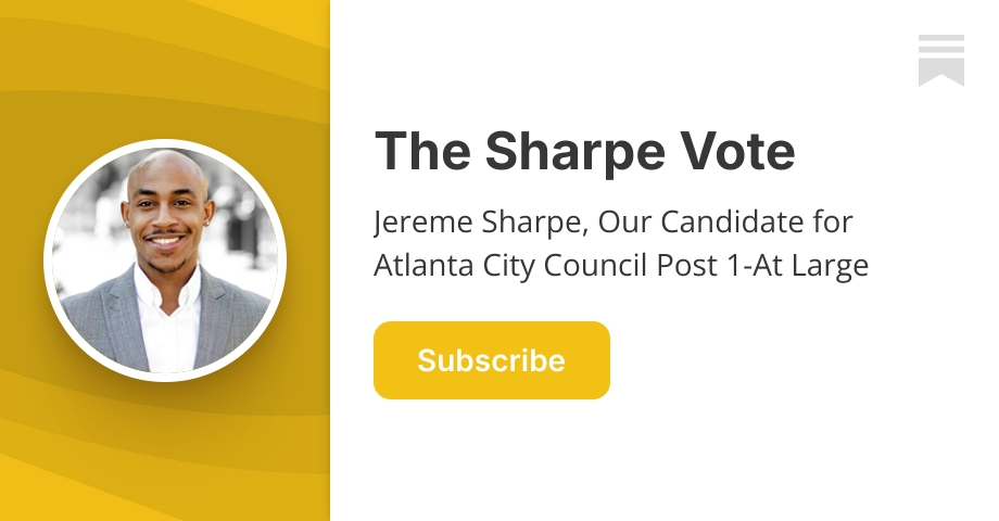 The Sharpe Vote | Jereme Sharpe | Substack