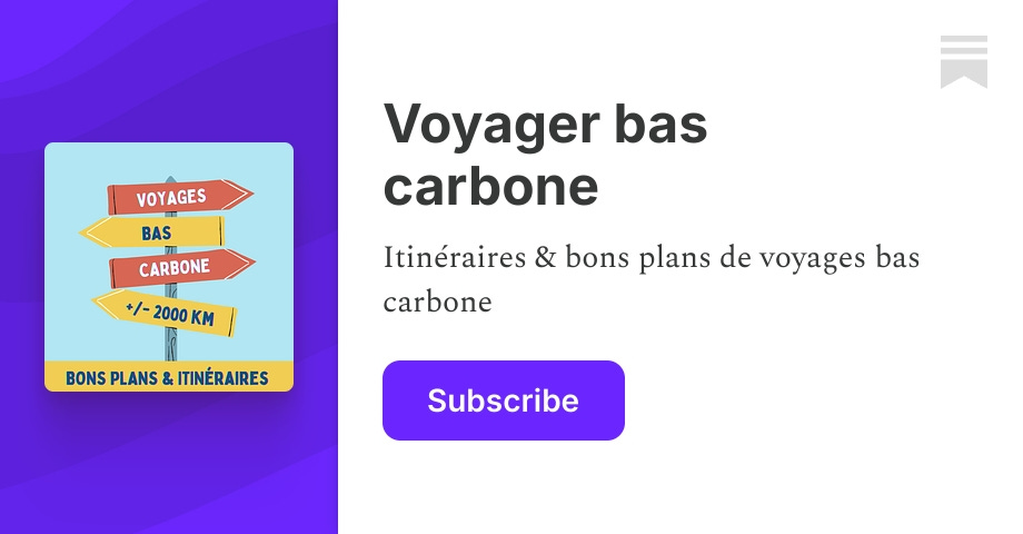 Voyager bas carbone | Antoine Grego | Substack