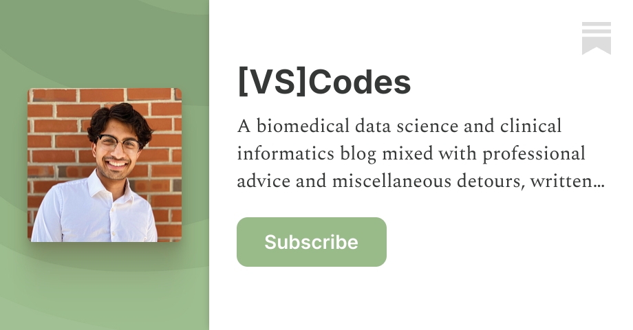 [VS]Codes | Vivek Sriram | Substack