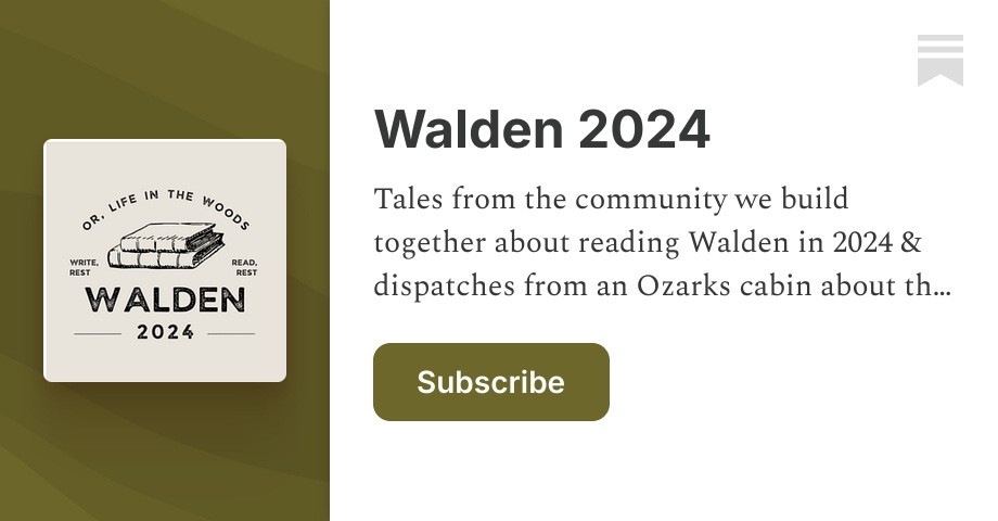 Walden 2024 | Kate Murr | Substack