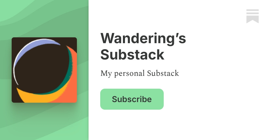 Wandering’s Substack | Wandering Italian | Substack