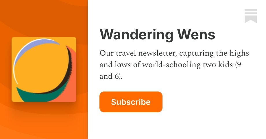 Wandering Wens | Wen Family | Substack