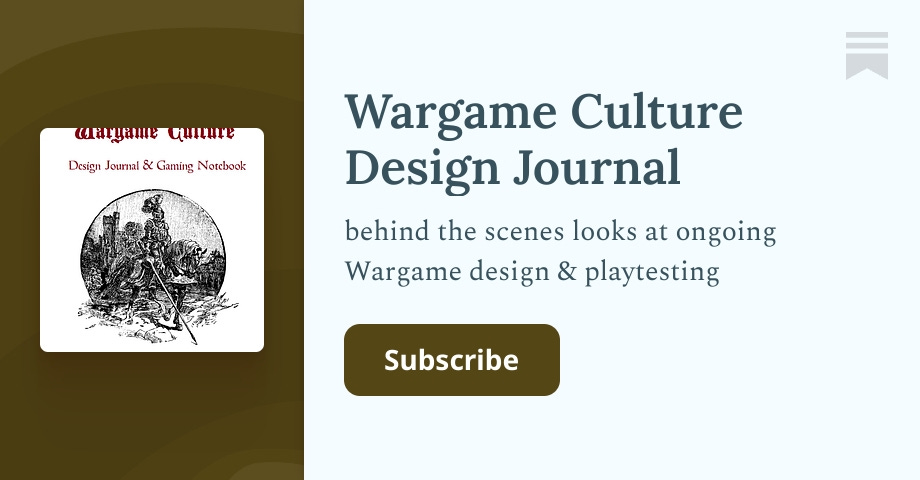 Wargame Culture Design Journal Podcast | Purple Druid | Substack