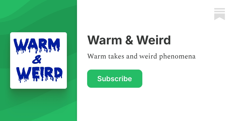 warmer & weirder - by rahel aima - Warm & Weird