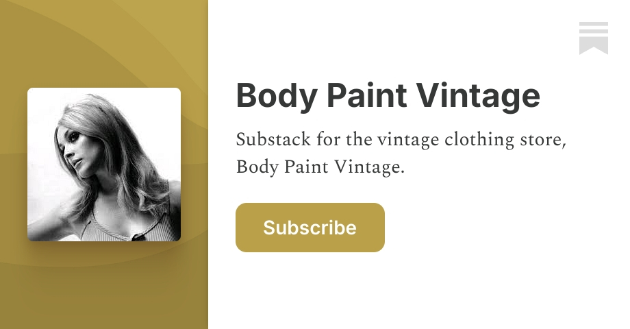 Body Paint Vintage | Taryn | Substack