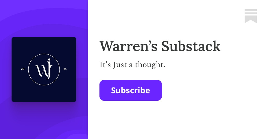 Warren’s Substack | Warren Janes | Substack