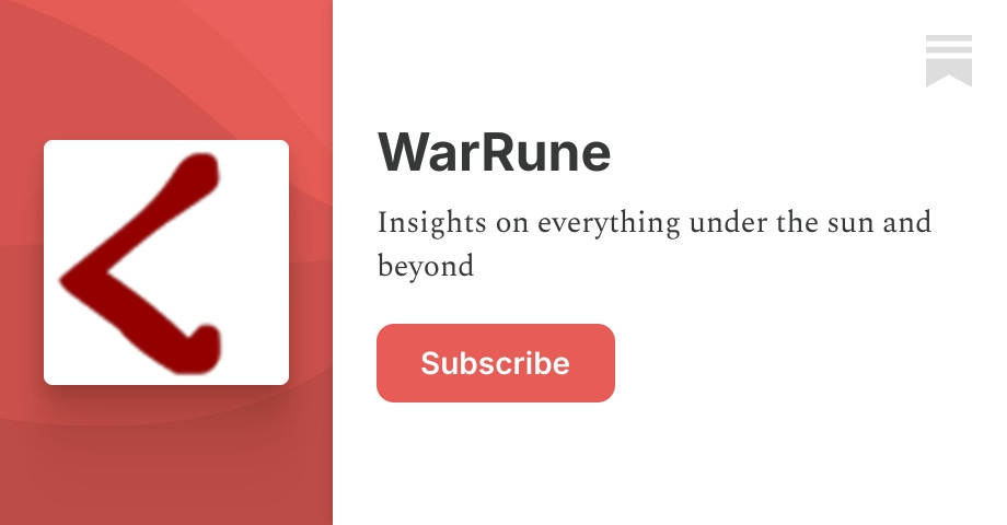 WarRune | Varun | Substack