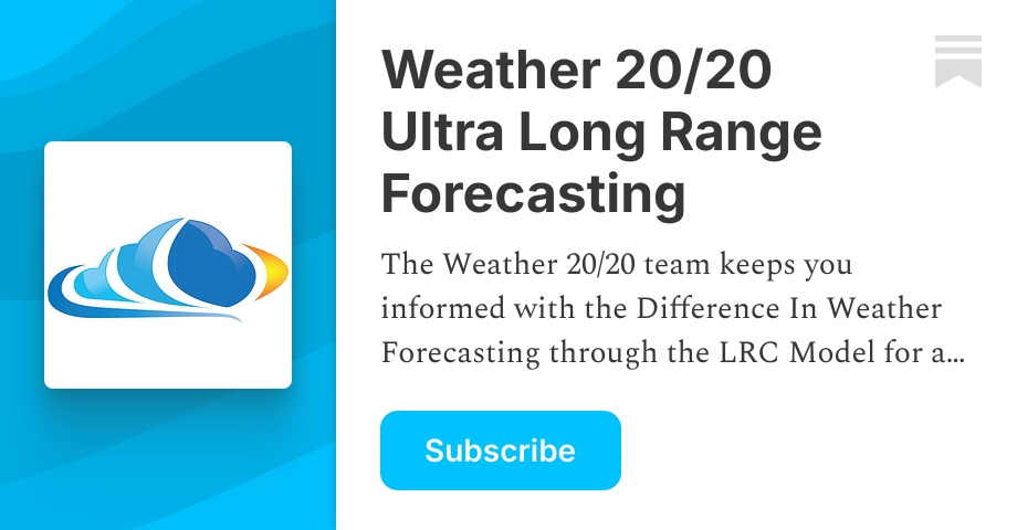 Weather 20/20 Ultra Long Range Forecasting | Substack
