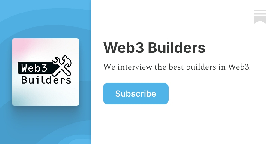Web3 Builders | Substack