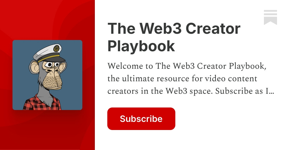 The Web3 Creator Playbook | Ray Alva | Substack