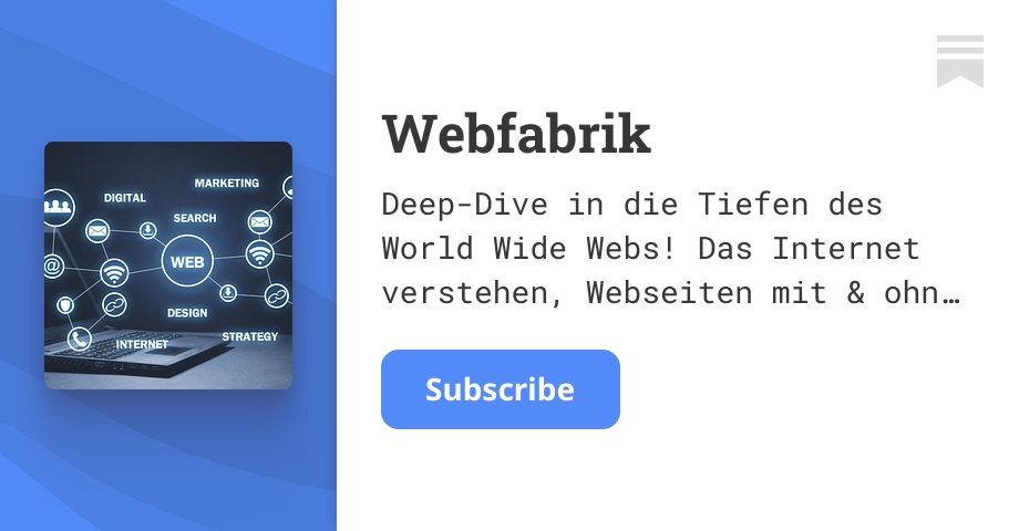 Webfabrik | Till Jonas | Substack