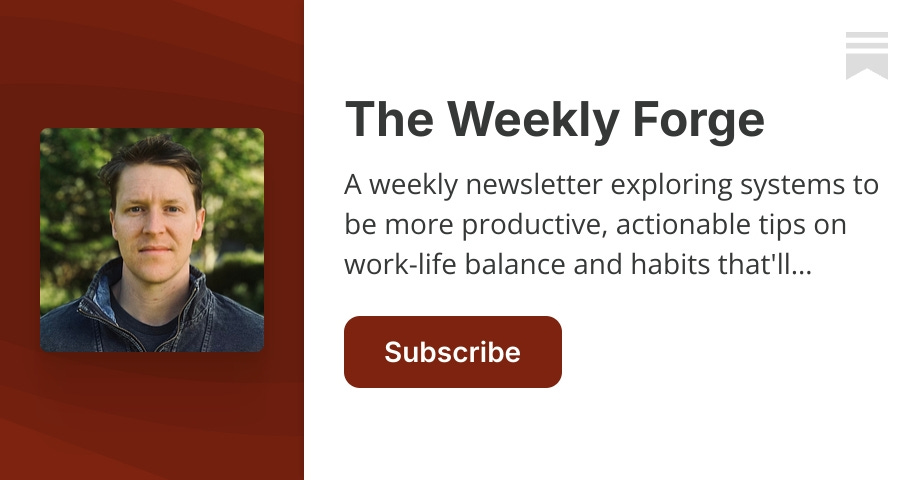 The Weekly Forge | Tobi Emonts-Holley | Substack