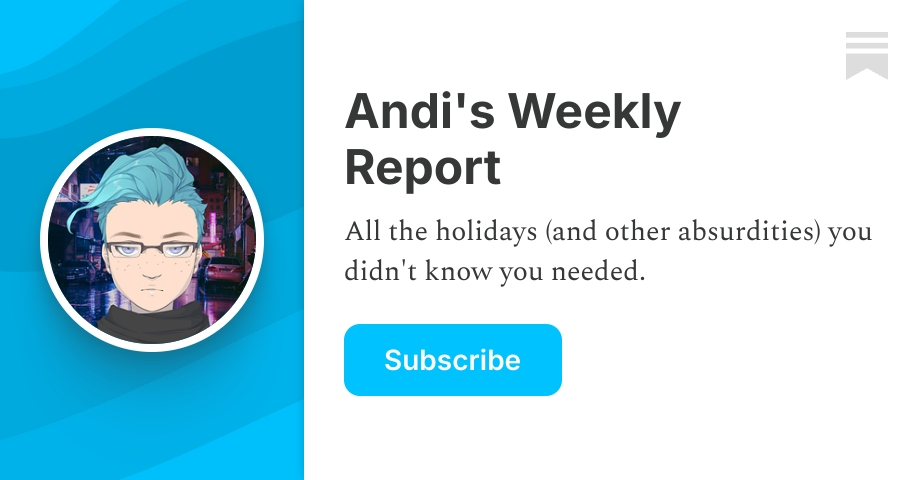 Andi's Weekly Report | Substack