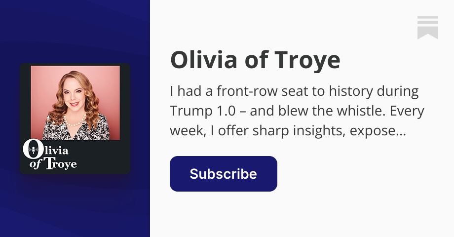 Living It with Olivia Troye | Olivia of Troye | Substack