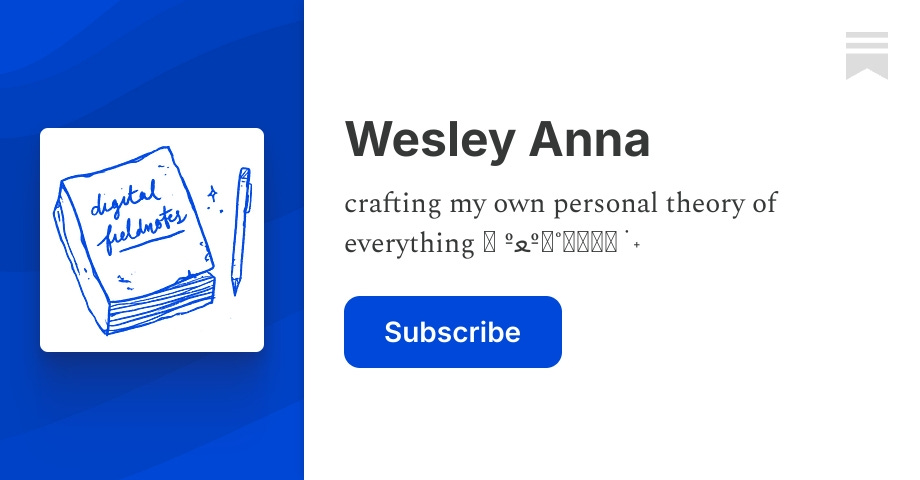 Wesley Anna | Substack