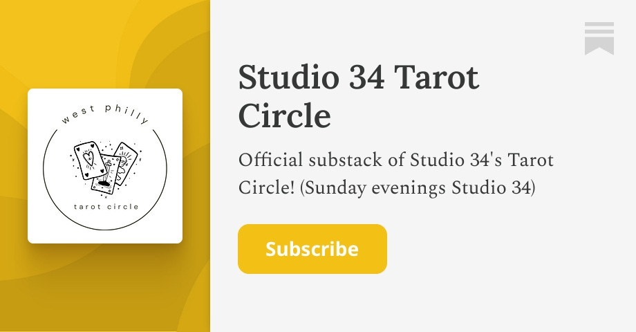 Studio 34 Tarot Circle | Jules Ledger | Substack