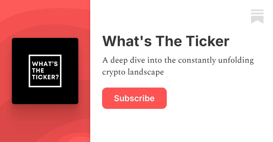 What's The Ticker | Substack