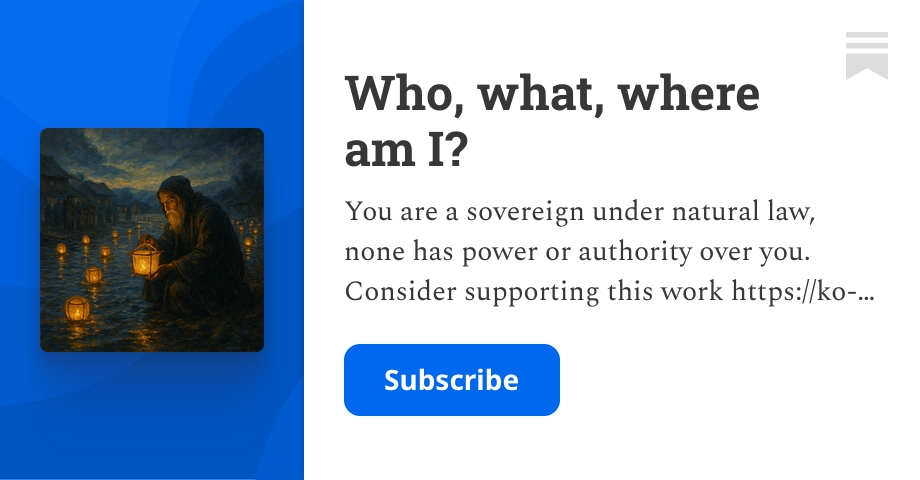 Who, what, where am I? | Mark (Emery) Davey | Substack