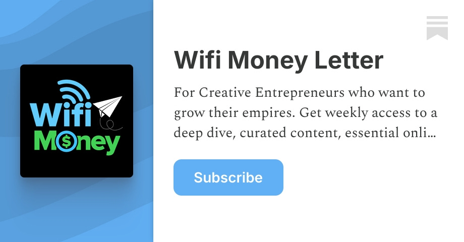 Wifi Money Letter | Flavio - Wi-Fi Money Club | Substack