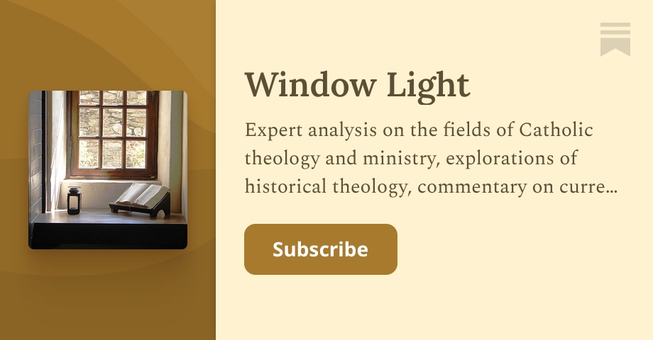 Window Light | Matthew Shadle | Substack