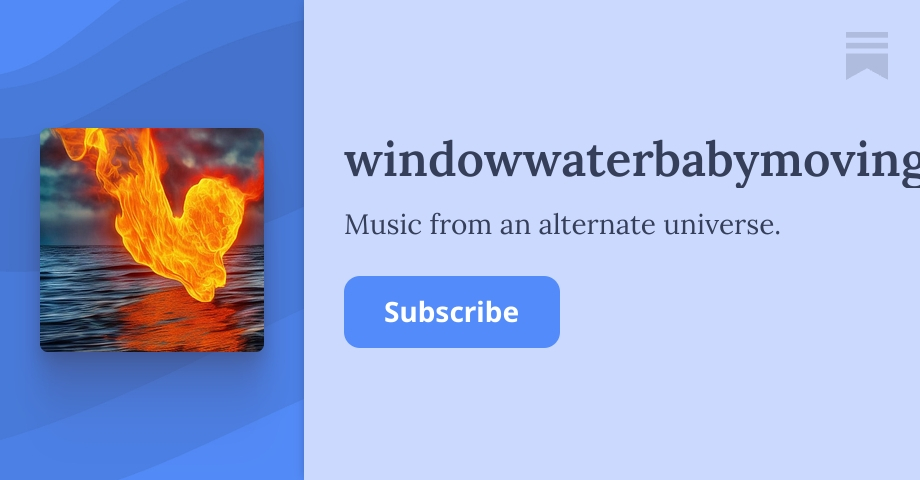 windowwaterbabymoving | Peter Hobbs | Substack