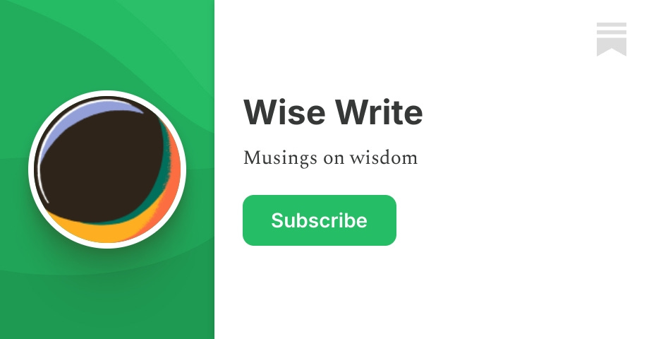 Wise Write | J Heather Elliott | Substack