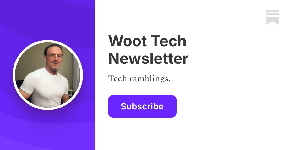 Woot Tech Newsletter | Alan Tracey Wootton | Substack