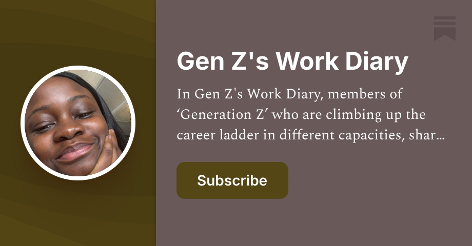 Work Diary 4 - by Setemi - Gen Z's Work Diary