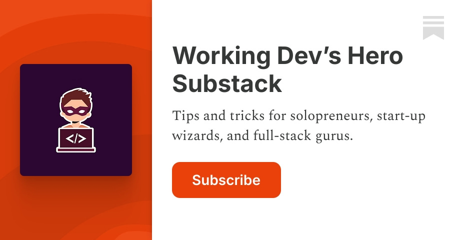 Working Dev’s Hero Substack | Bobby Galli | Substack