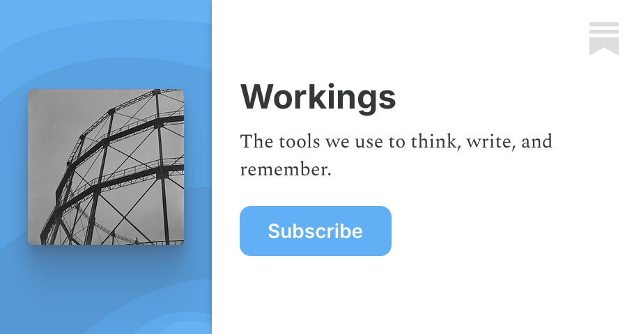 Workings | Stowe Boyd | Substack