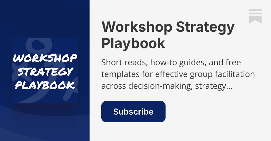 About - Workshop Strategy Playbook