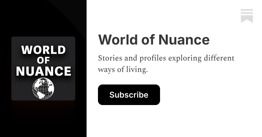 World of Nuance | Jon Santiago | Substack