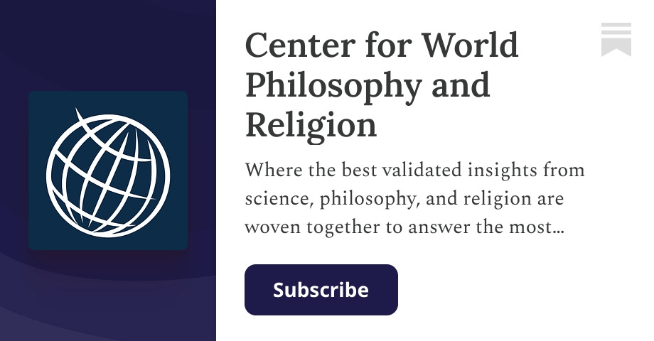 Center for World Philosophy and Religion | Marc Gafni | Substack