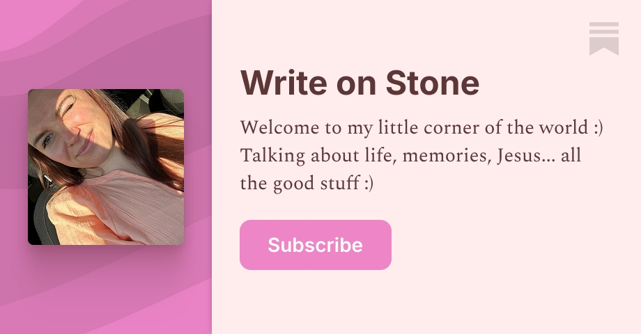 Write on Stone | Beth Ann | Substack