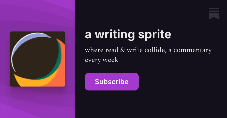 a writing sprite | Substack