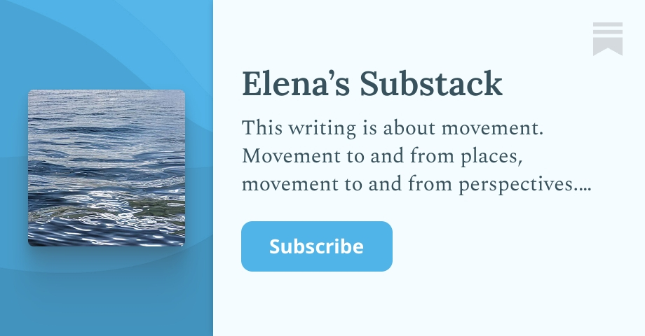 Elena’s Substack | Elena van Lieshout | Substack