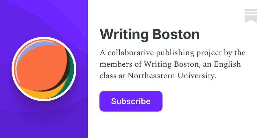 Writing Boston | Substack