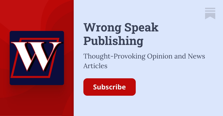 Wrong Speak Publishing | Substack