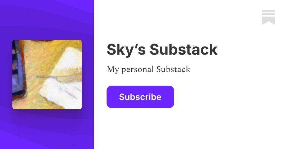 Sky’s Substack | Sky Kershner | Substack