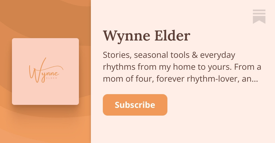 Wynne Elder | Substack