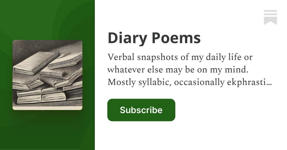 3.18.2024 - by X. P. Callahan - Diary Poems