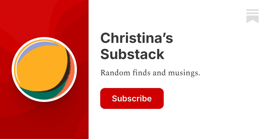 Christina’s Substack | Substack