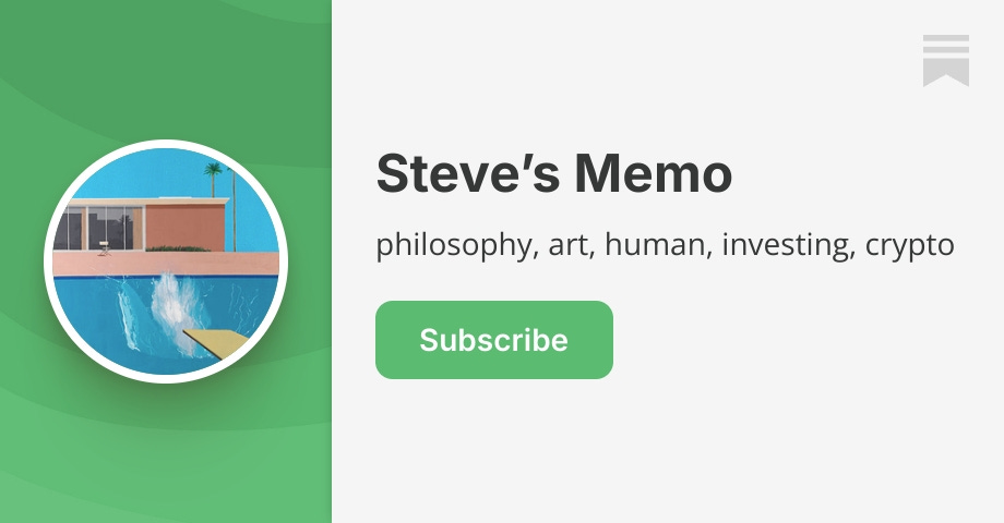 Steve’s Memo | Steve Lee | Substack