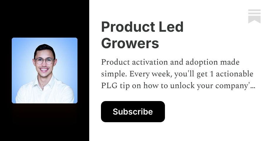 Product Led Growers | Yaakov Carno | Substack