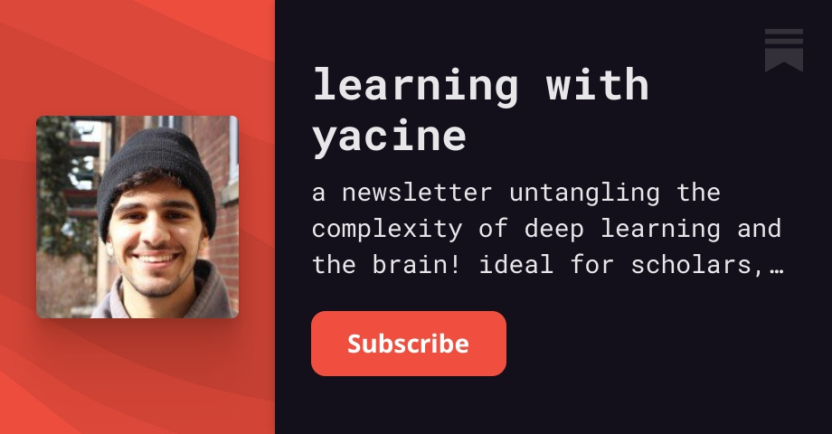 Machine Learning Explained with Yacine | Yacine Mahdid | Substack