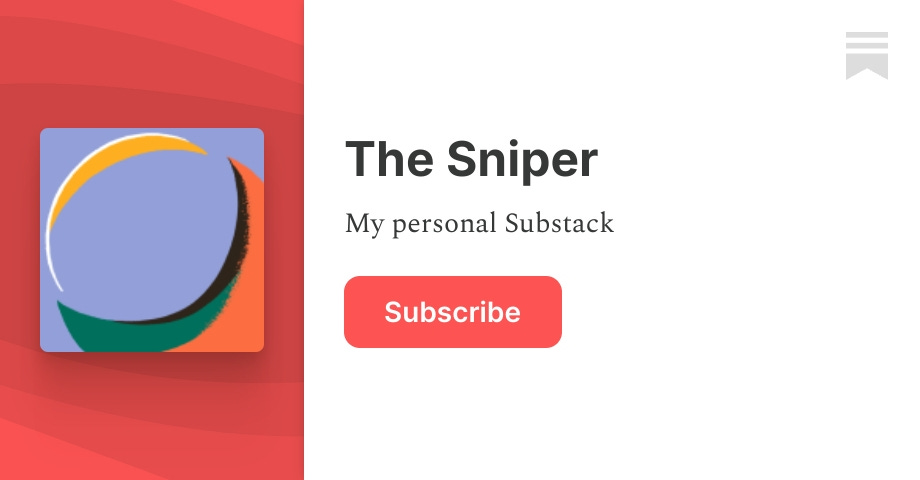 The Sniper | Yaniv Fligelman | Substack