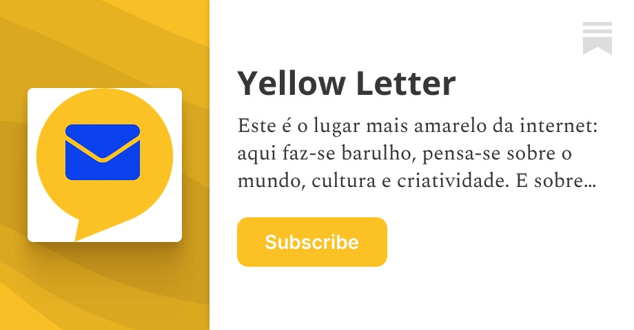 Yellow Letter | Rafaela Mota Lemos | Substack