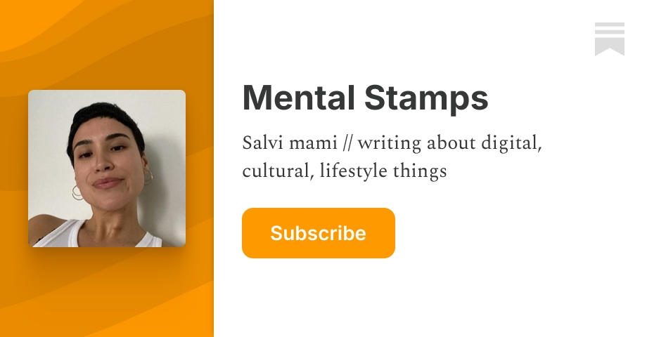 Mental Stamps | Christine Tenny | Substack